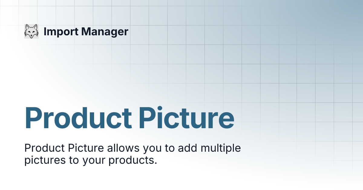 Product Picture | Import Manager